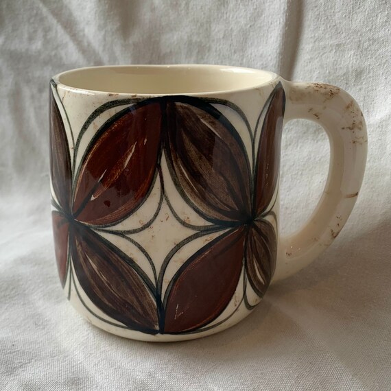 Hawaii Handcrafted Ceramic Tapa Design Coffee Mug Hand | Etsy