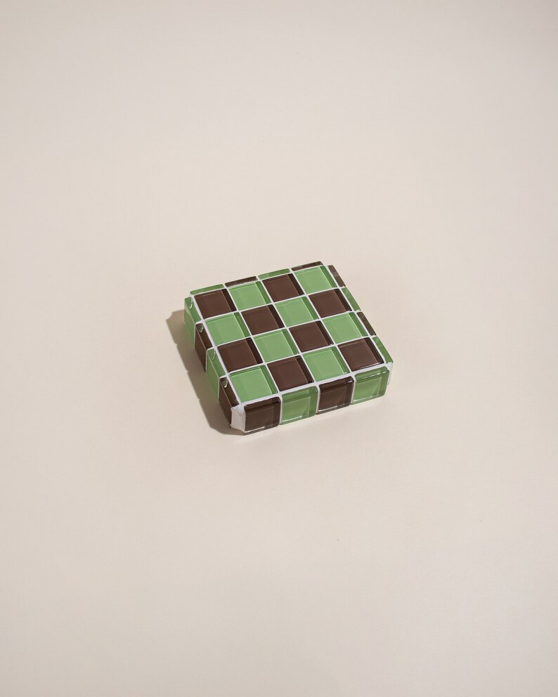 Glass Tile Decorative Cubes Tile Cubes Table Decors - Etsy
