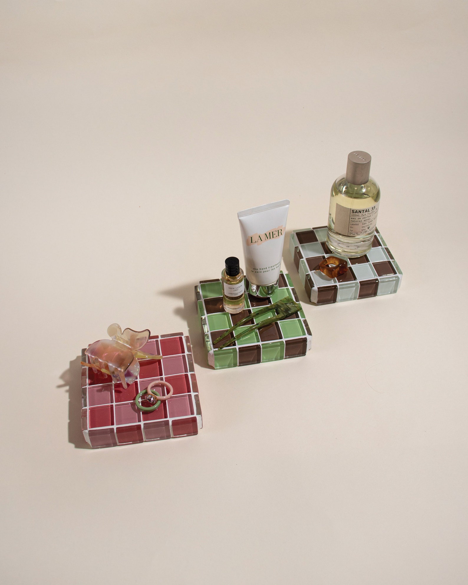 Glass Tile Decorative Cubes Tile Cubes Table Decors - Etsy