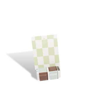 Checkered Tile Photo Stand | Picture Stand | Card Holder | Menu Stand ...