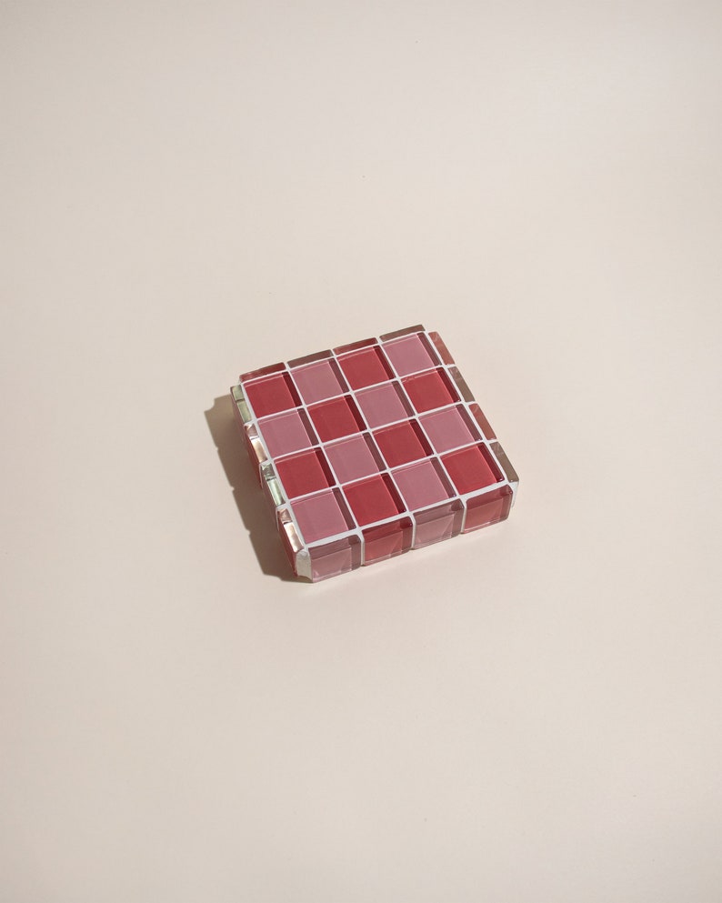 Glass Tile Decorative Cubes Tile Cubes Table Decors - Etsy