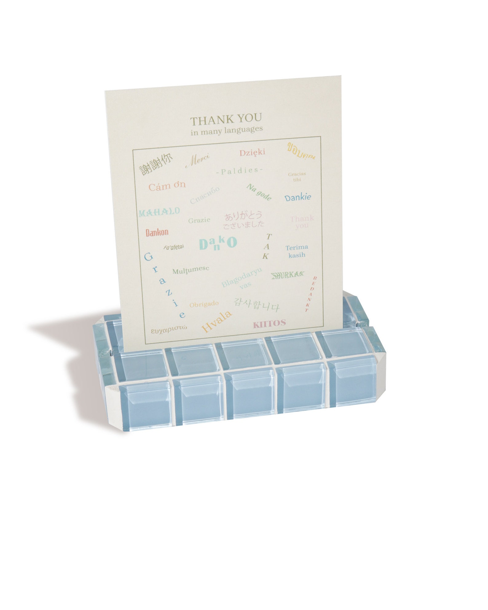 Checkered Tile Photo Stand | Picture Stand | Card Holder | Menu Stand ...