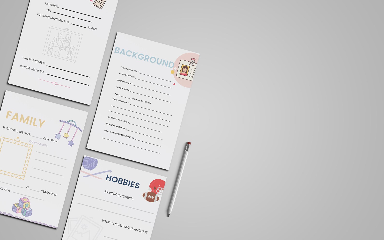 Life Story Printable Workbook Perfect for Alzheimers - Etsy