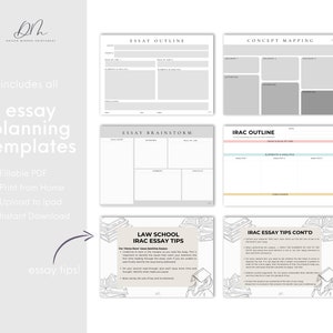 Law School Mega Bundle Essentials | Case Brief Template | Note Taking ...