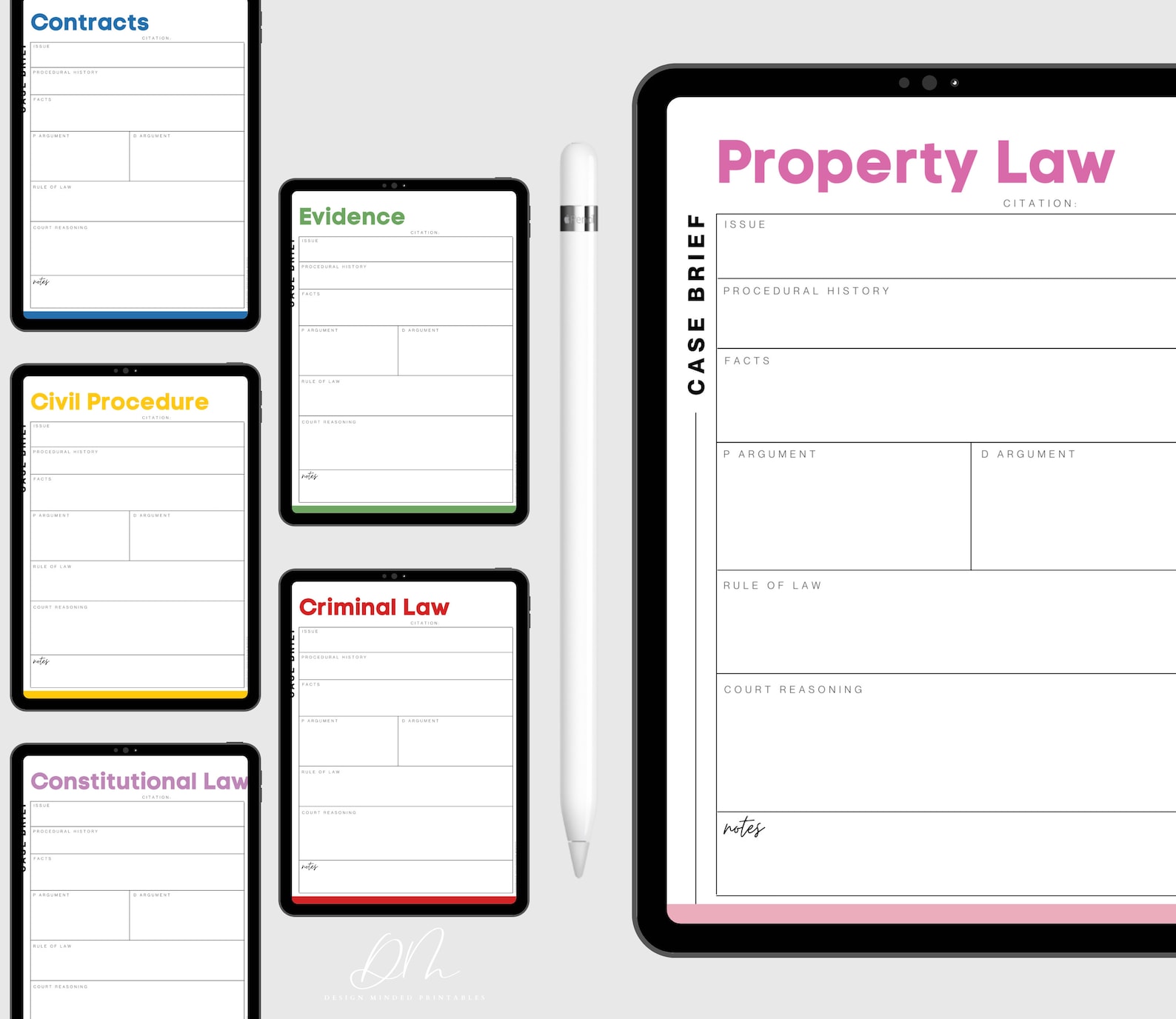 Law School Essentials Bundle | Case Brief, Notes, Essay Planner ...
