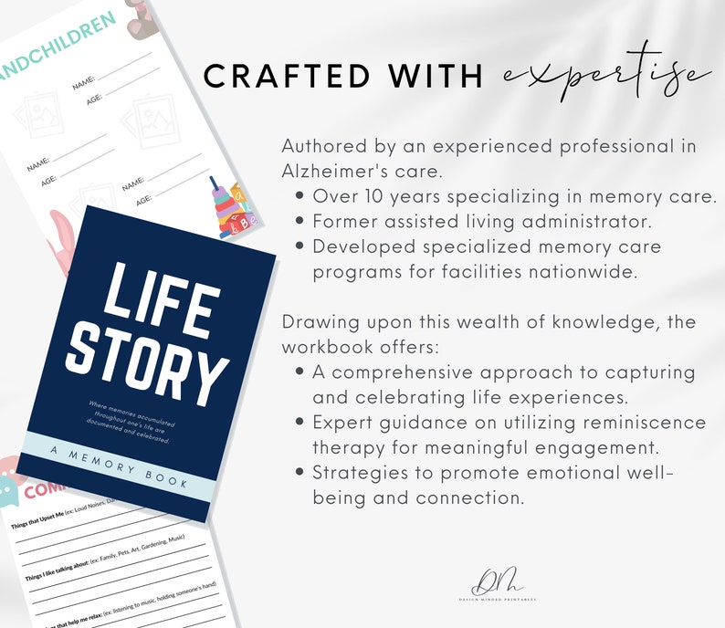 Life Story Printable Workbook | Perfect for Alzheimers Caregiving ...