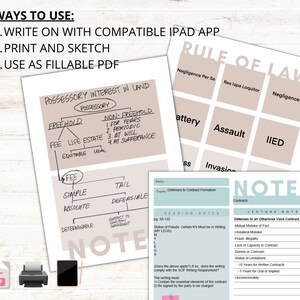 Law School Mega Bundle Essentials Case Brief Template Note - Etsy