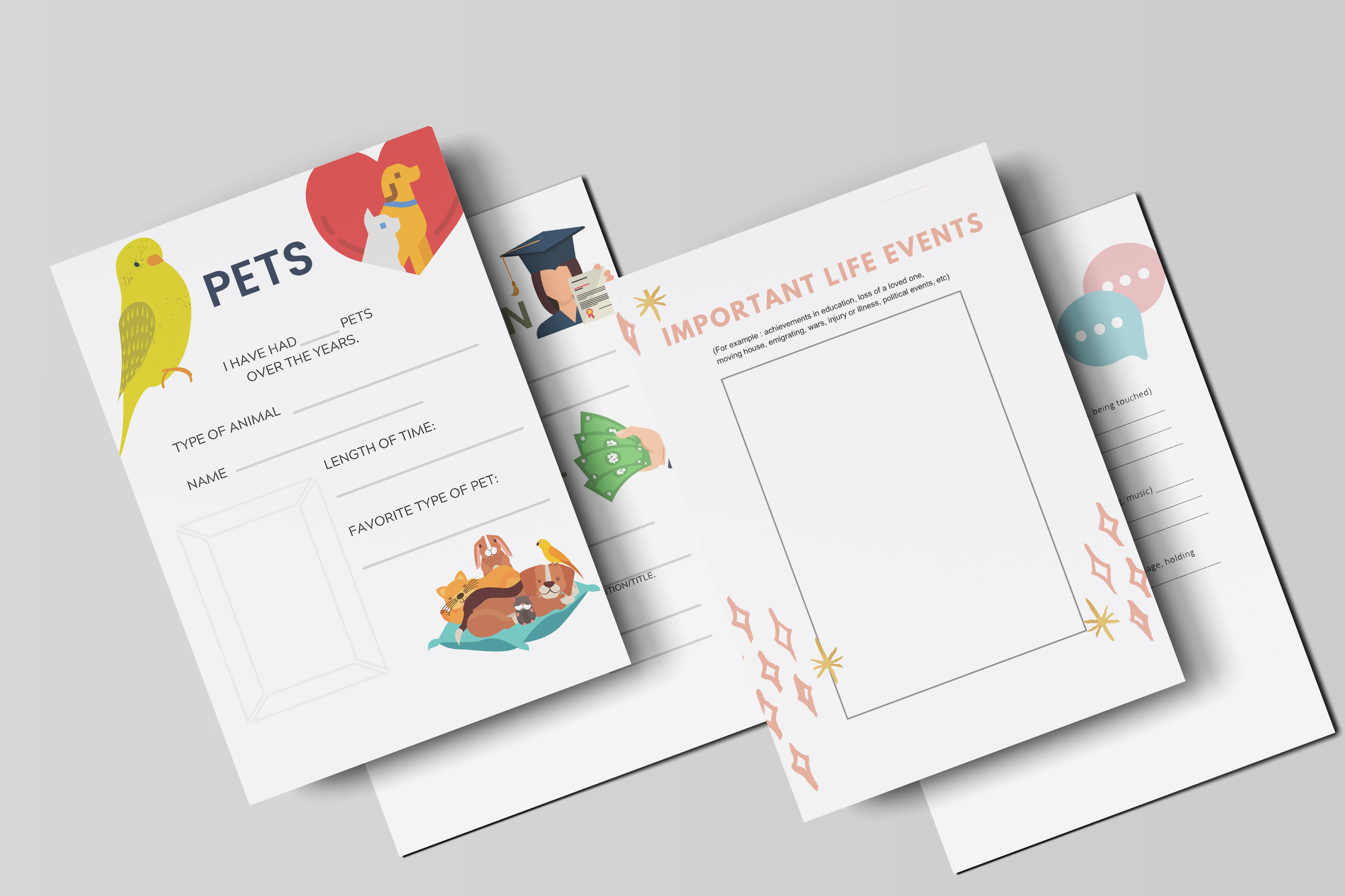 Life Story Printable Workbook | Perfect for Alzheimers Caregiving ...