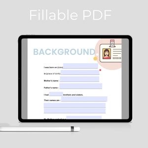 Life Story Printable Workbook Perfect for Alzheimers - Etsy