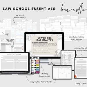 Law School Bundle Essentials | Case Brief Template | Printer Friendly ...