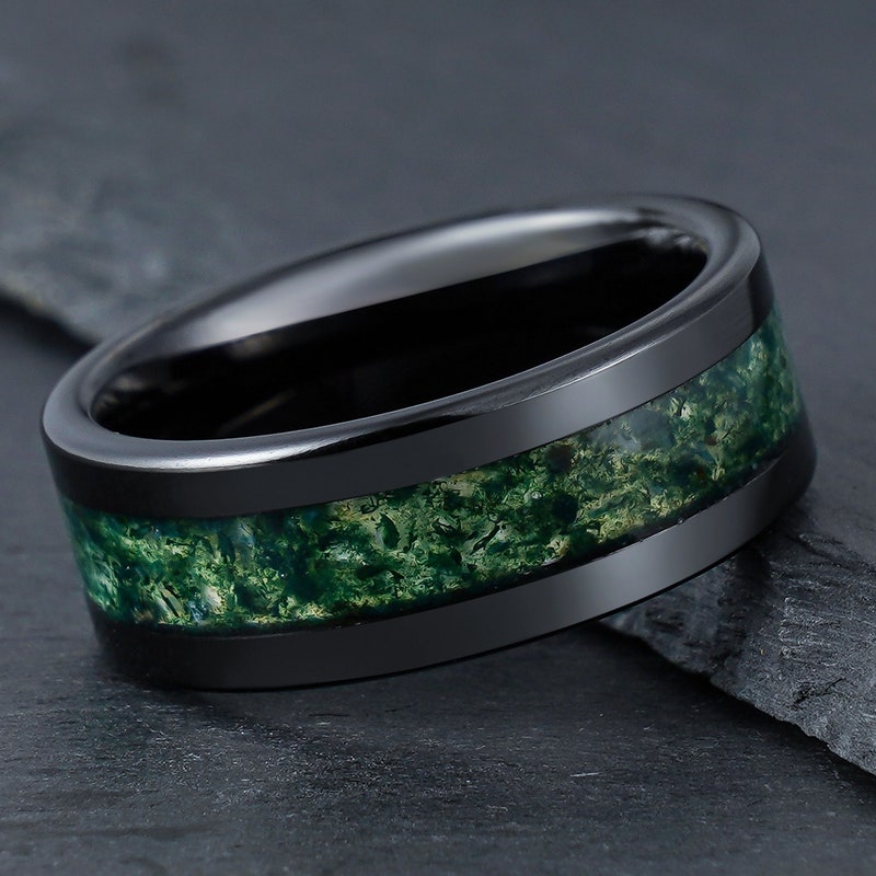 Green Stone Ring - Etsy