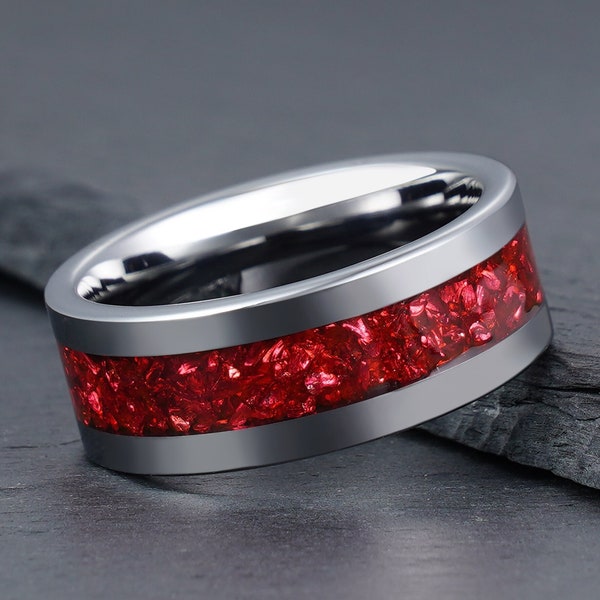 Tungsten Ruby Ring - Etsy