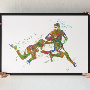 AFL Players Print , Printable Art Posters, Sport Art, Teen Room ...