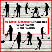 Metal Detector Logo #2 Svg, Metal Detector Svg, Treasure Hunting Svg ...