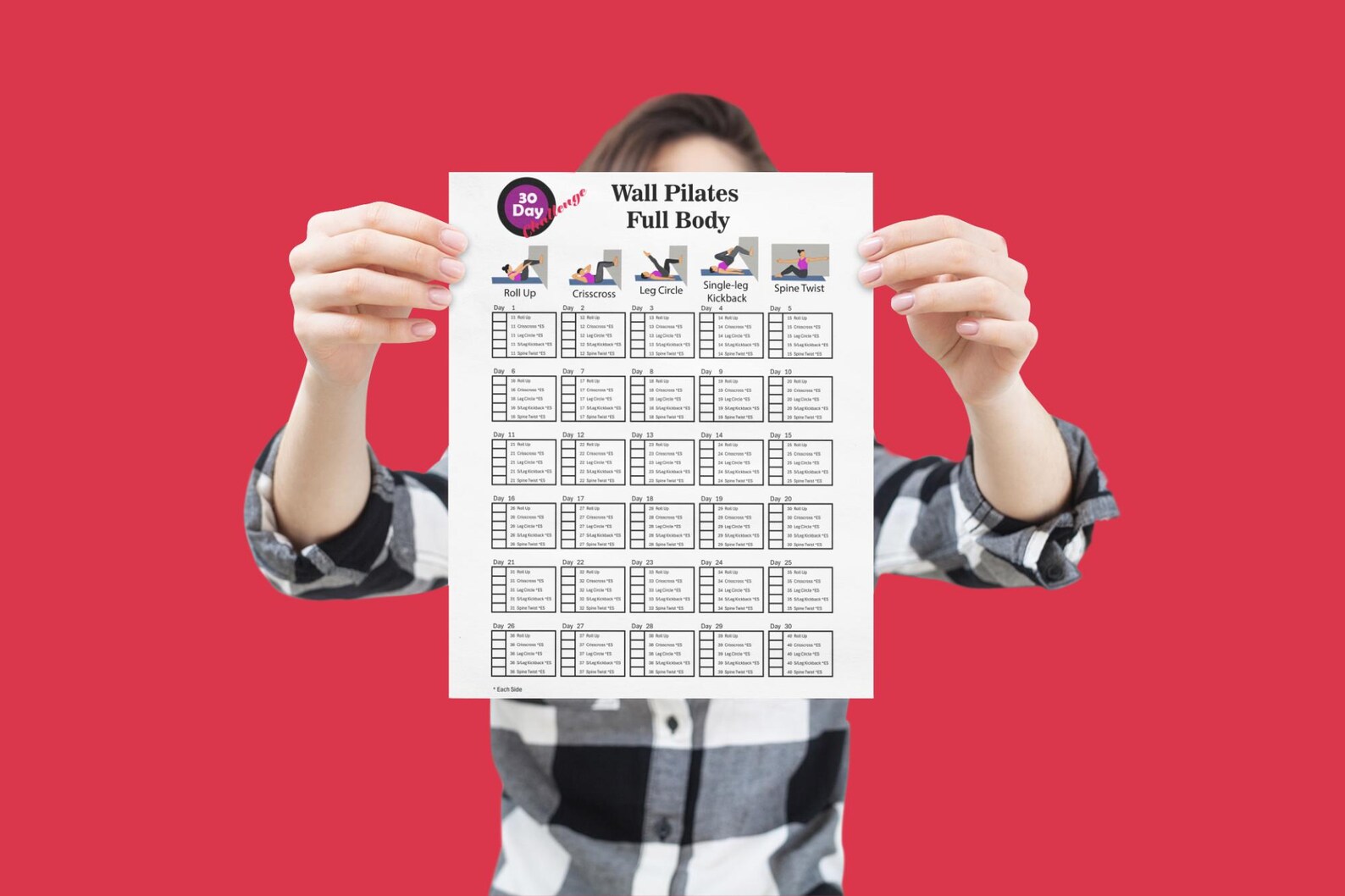 Pilates Wall Workout Planner: Personalized Fitness Plans for All Levels ...