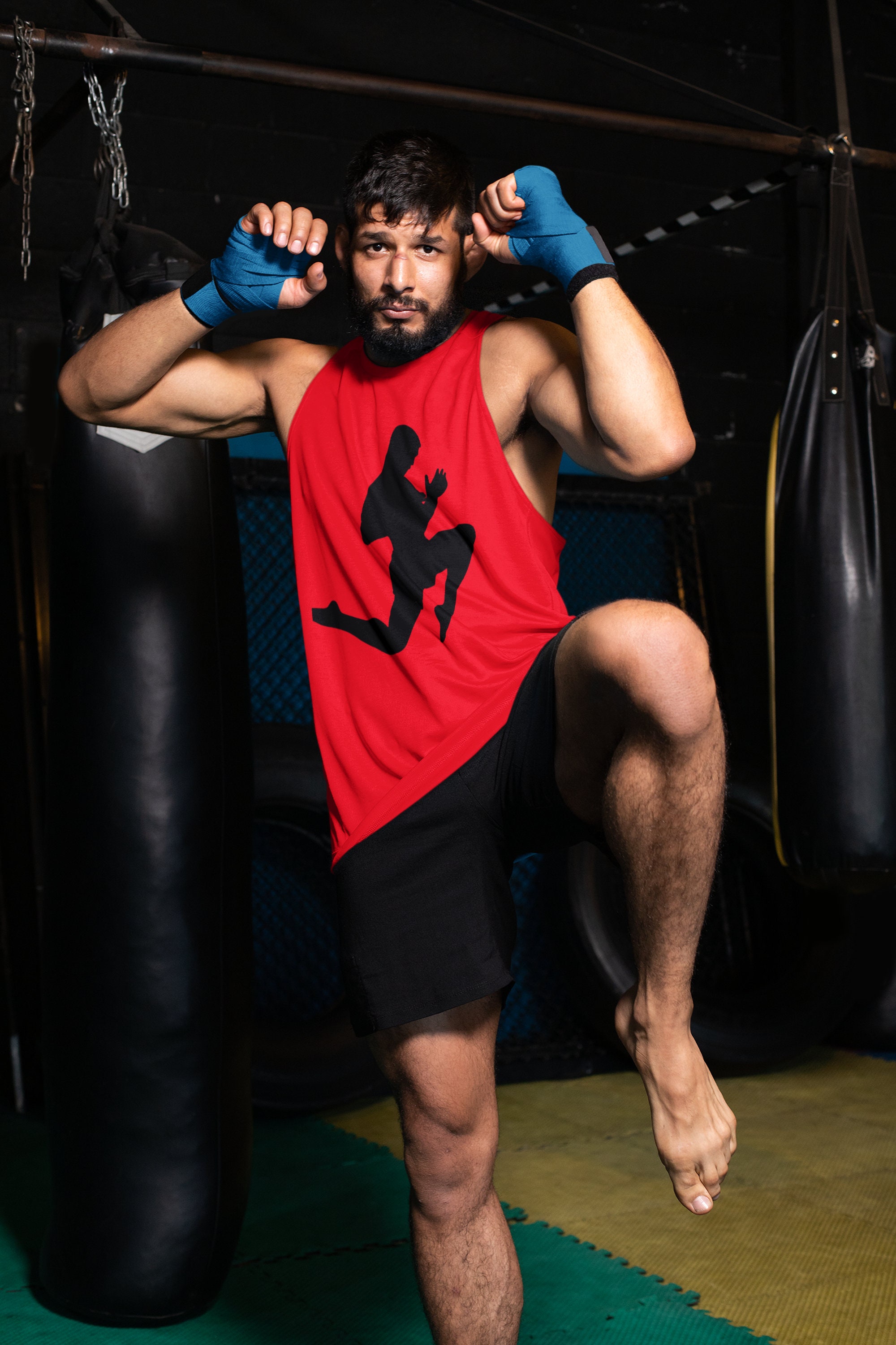 Mma Fighter Silhouette Pack - 20 Mixed Martial Arts Designs Digital ...