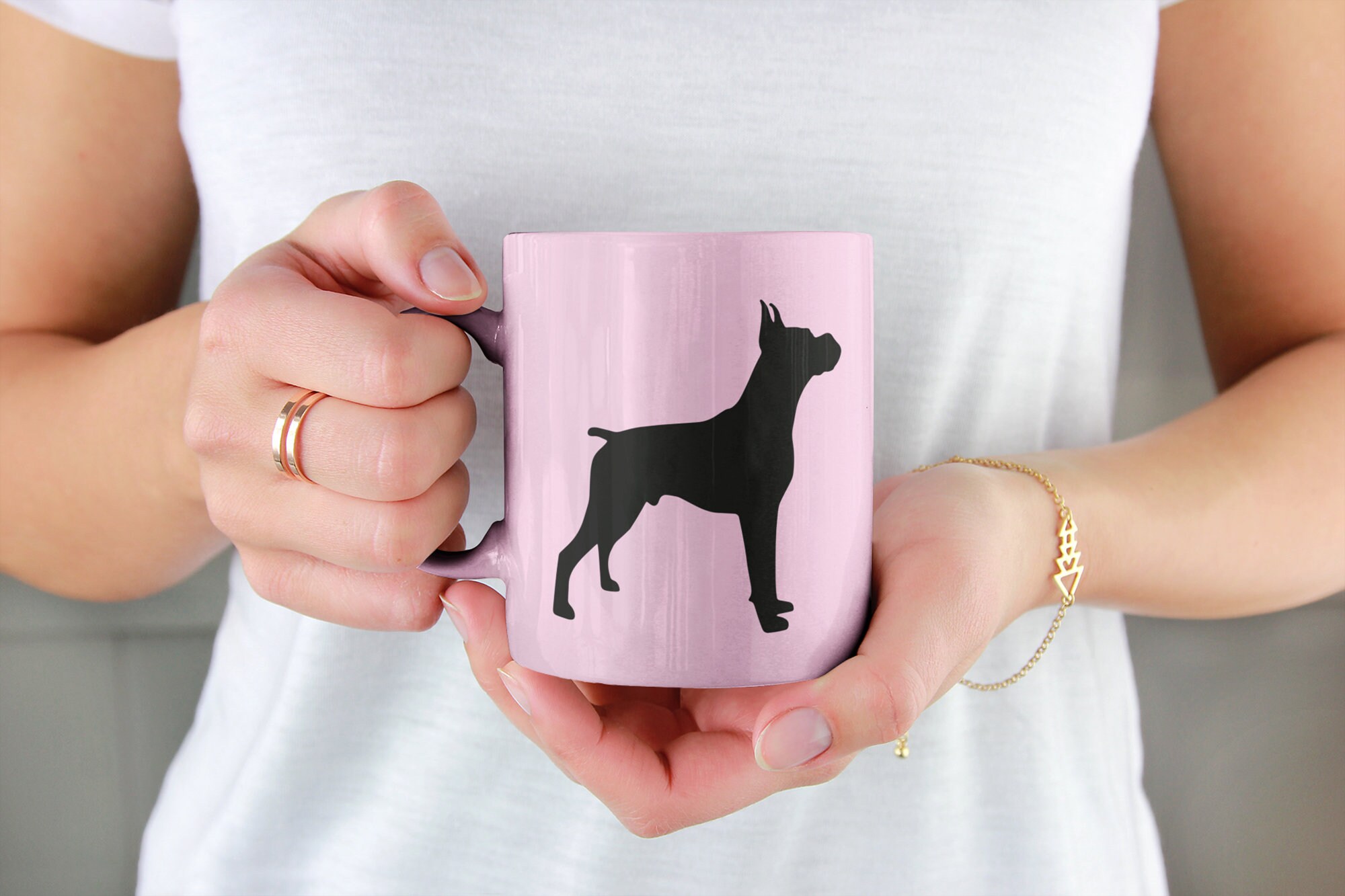 Boxer Dog Silhouette Pack 10 Boxer Dog Designs Digital Download 10 Png ...