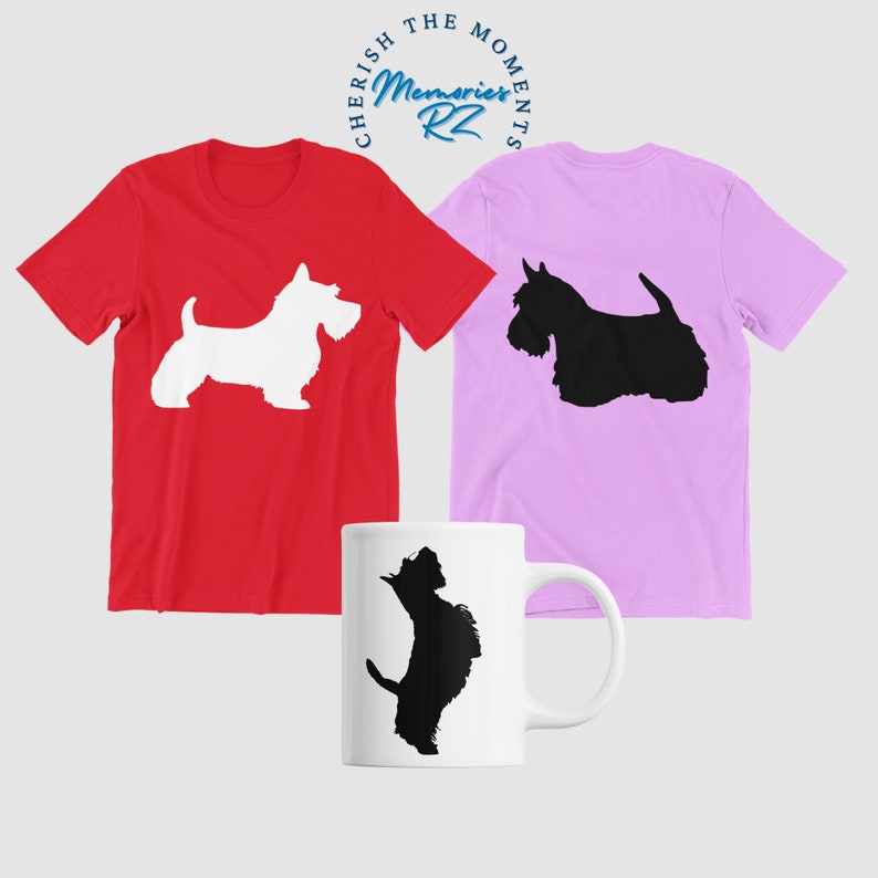 Scottie Silhouette Pack 16 Designs Digital Download - Etsy