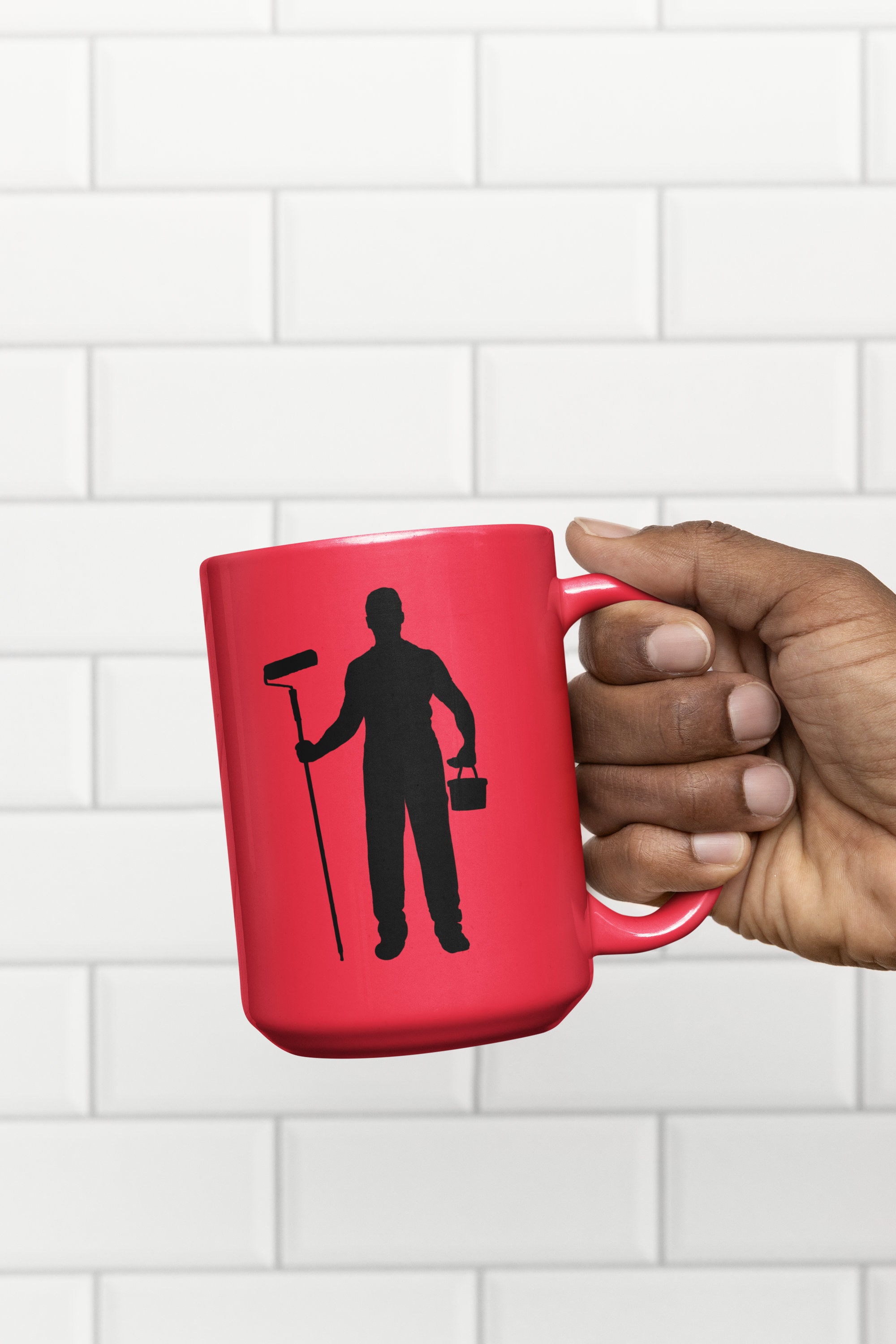 House Painter Silhouette Pack 21 Decorator Designs Digital Download 21 ...