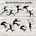 Long Jump / Triple Jump Silhouette Pack - 10 Jump Designs Digital ...
