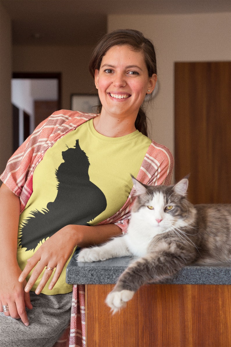 Maine Coon Cat Silhouette Pack - 15 Maine Cooncat Designs Digital ...