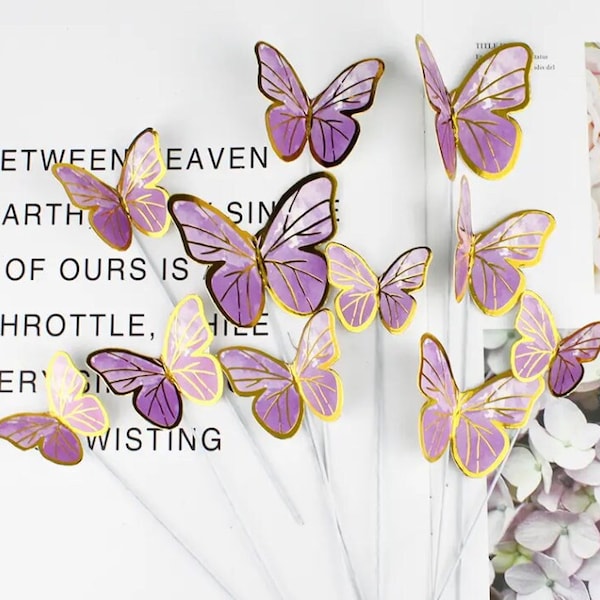 Butterfly Cake Topper - Etsy