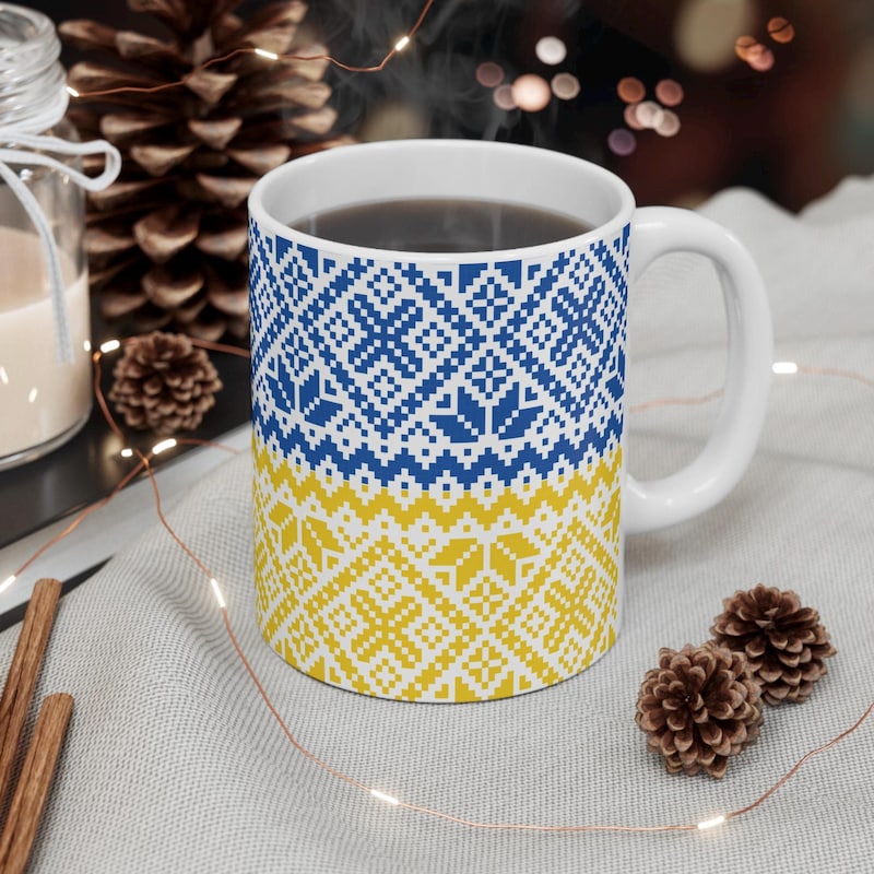 Ukrainian Mug Flowers - Etsy UK