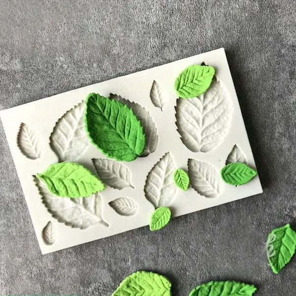 Flower and Leaves Molds - Etsy