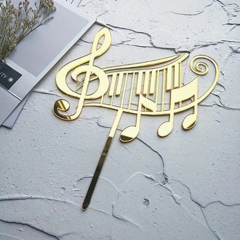 Music Cake Topper - Etsy Australia