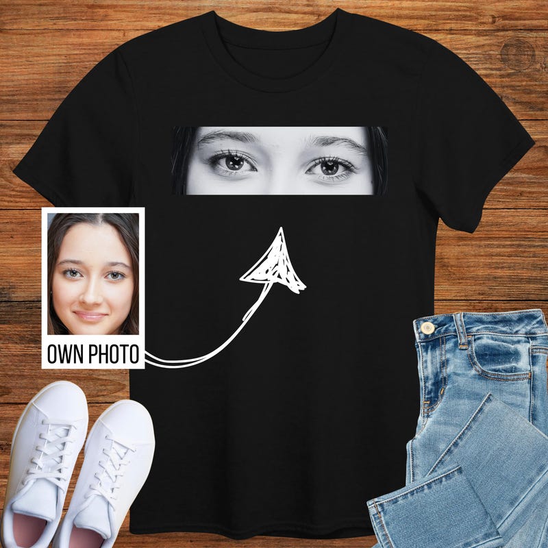 Personalised Eye Tshirt - Etsy UK