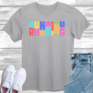 Running T-shirt, Gift Shirt for Runner, Run Tee Shirt Top, Gift for Her ...
