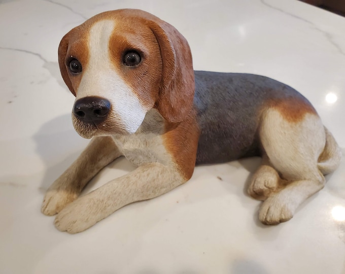 Adorable Sandicast Beagle Sculpture - Etsy