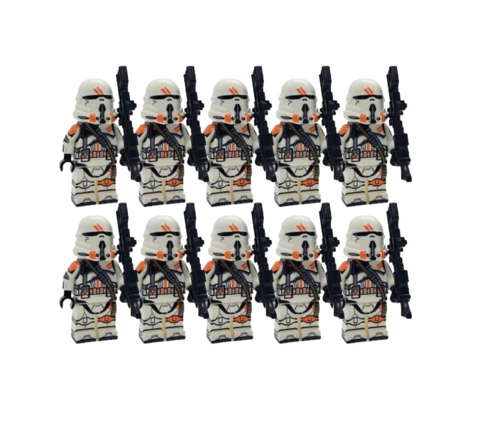 10pcs Star Wars 212th Airborne Trooper Minifigures Set Custom Printed ...