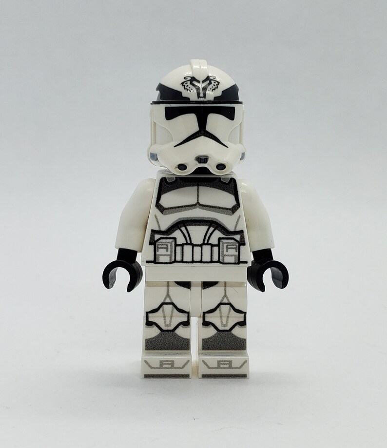 Custom Wolfpack Clone Trooper Minifigure Star Wars Phase 2 Clone ...