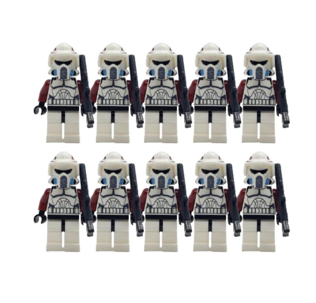 10pcs Star Wars ARF Trooper Minifigures Set Custom Printed Figure ...