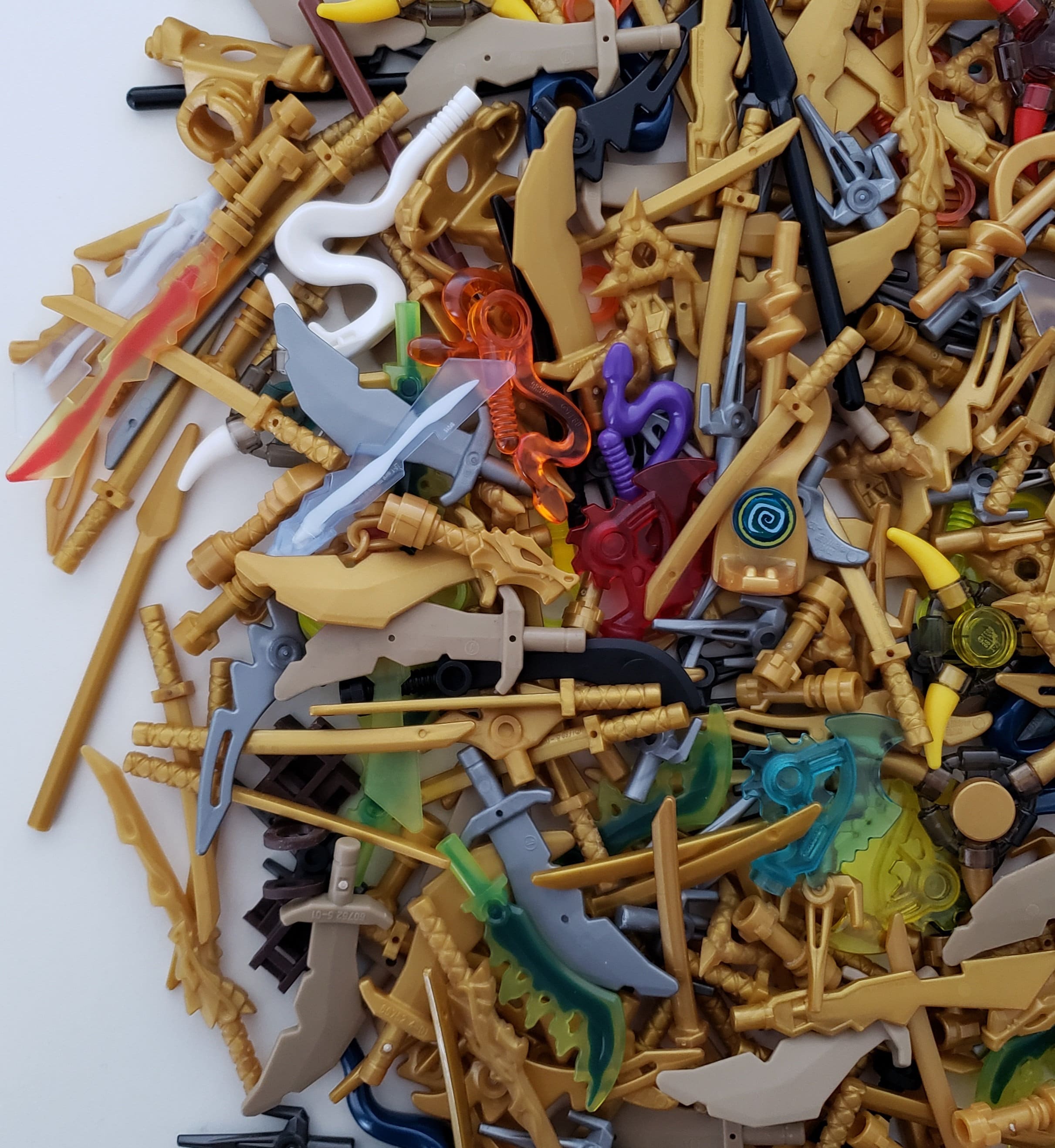 Lot of 30 Random Lego Ninjago Weapons Accessories Grab Bag Mystery Bag ...