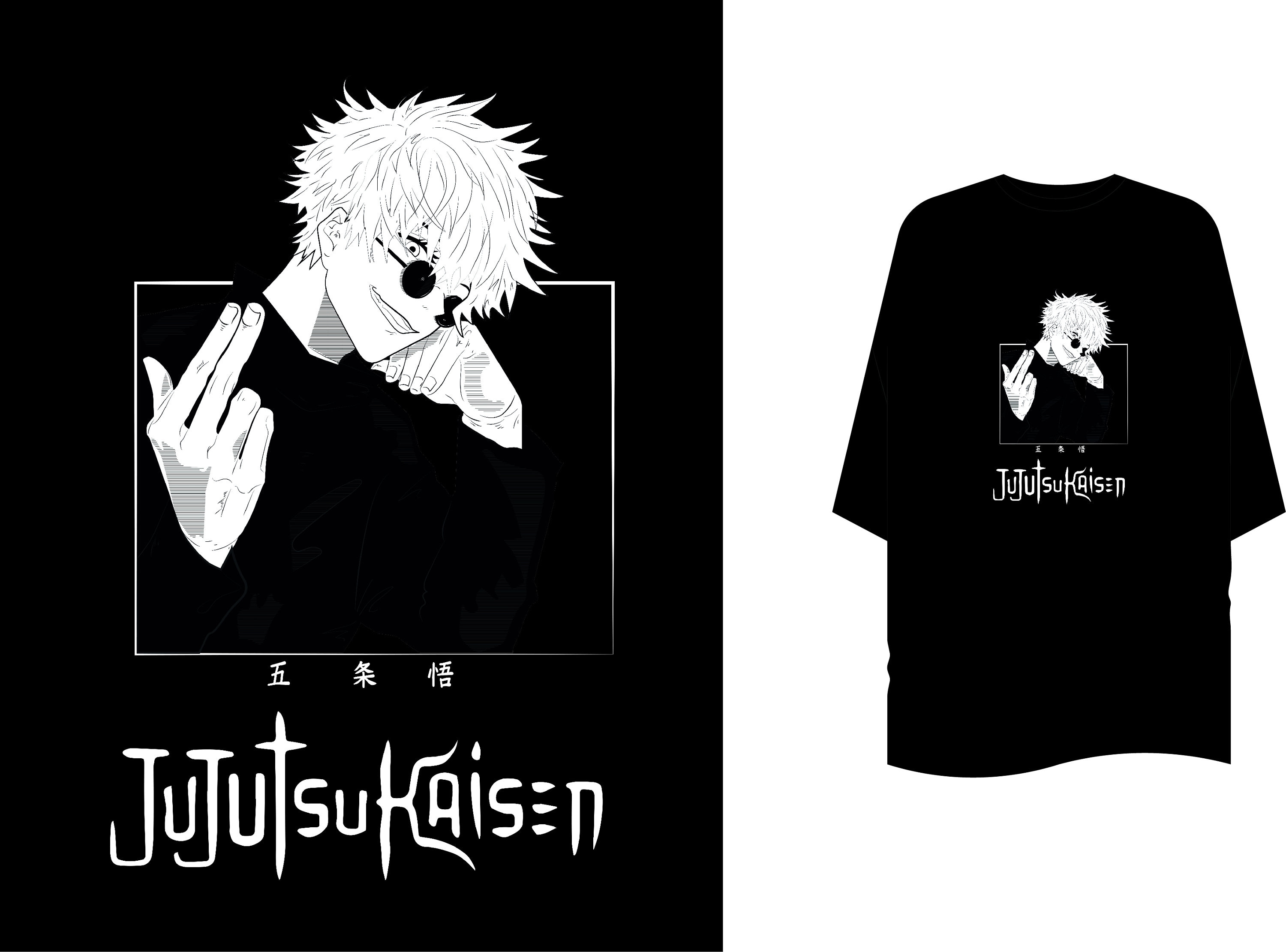 Jujutsu Kaisen Satoru Gojo SVG Satoru Gojo Design Satoru | Etsy