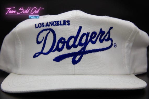 Vintage Twins Los Angeles Dodgers Script Snapback Hat… - Gem