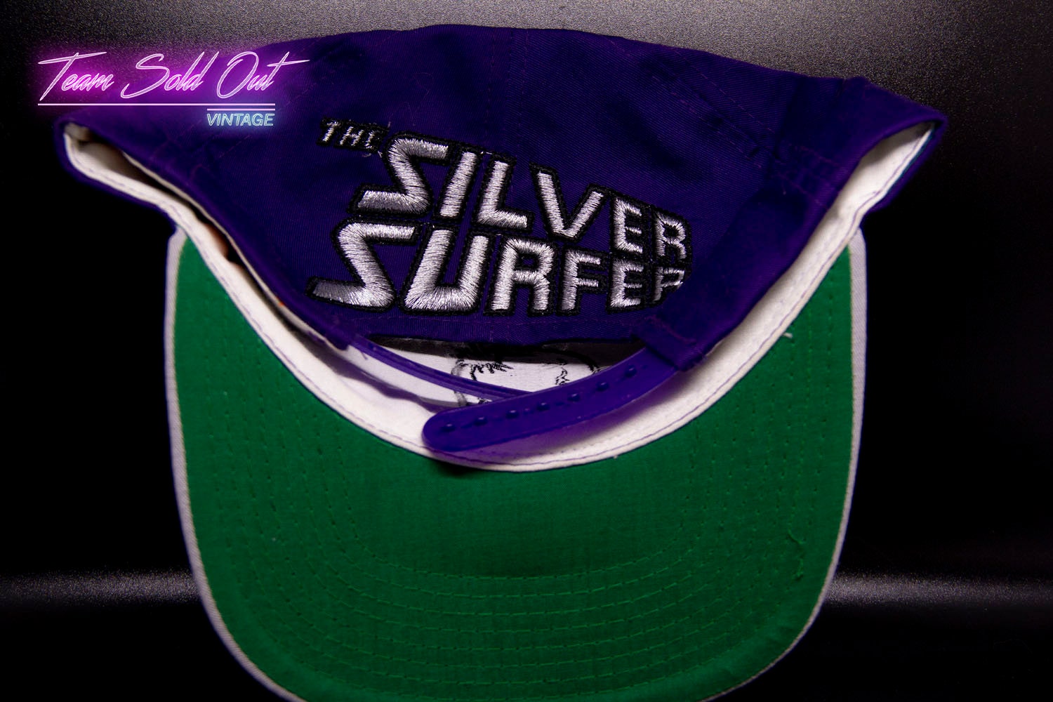 Vintage 1993 American Needle Marvel Comics the Silver Surfer Block Head ...