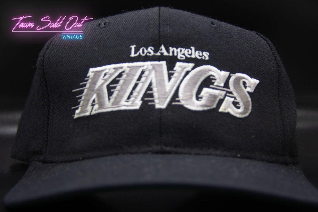 Vintage Starter Los Angeles Kings Motion Script Snapback Hat NHL - Etsy