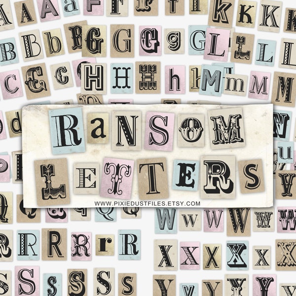 Vintage Letters Journal - Etsy