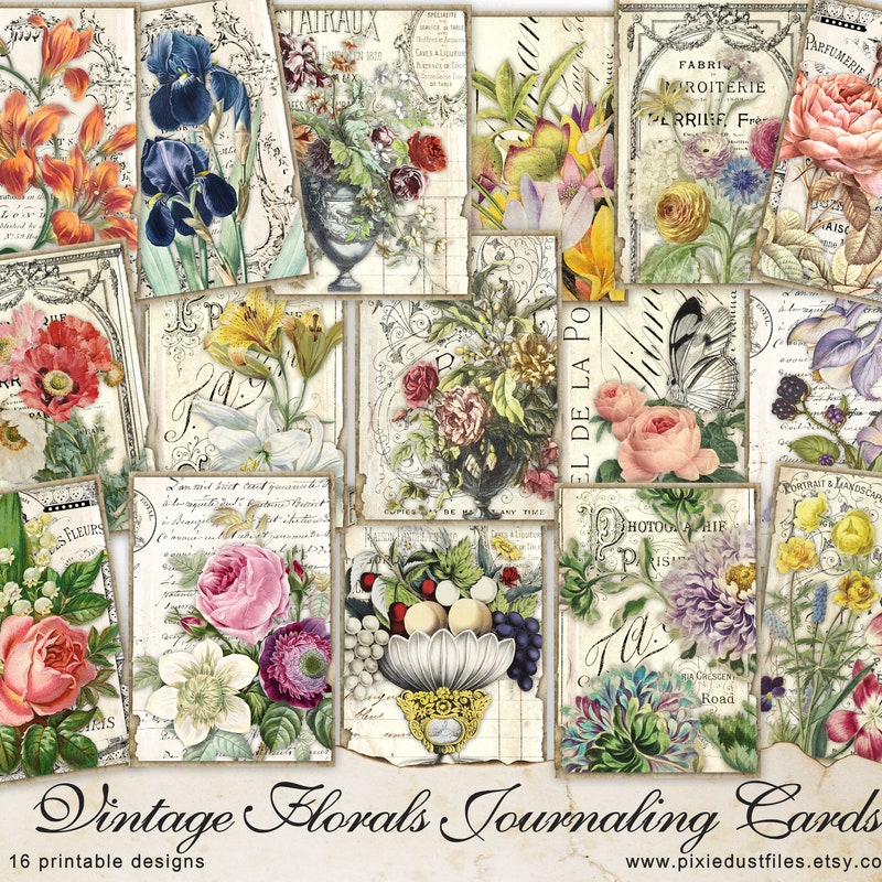 Vintage Junk Journal Lot - Etsy