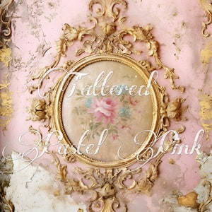 Tattered Pastel Pink, Junk Journal Printable, Journal Pages, French ...