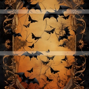 Spooky Season Printable Papers, Junk Journal Kit, Pages, Scrapbooking ...