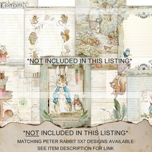 Printable Peter Rabbit Quotes Beatrix Potter Images Digital Collage ...