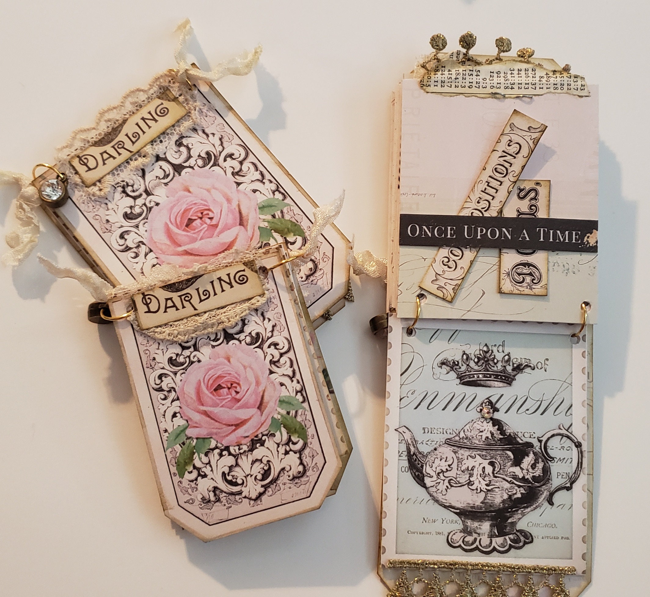 Junk Journal Mini Note Book Printable Journaling Supplies - Etsy