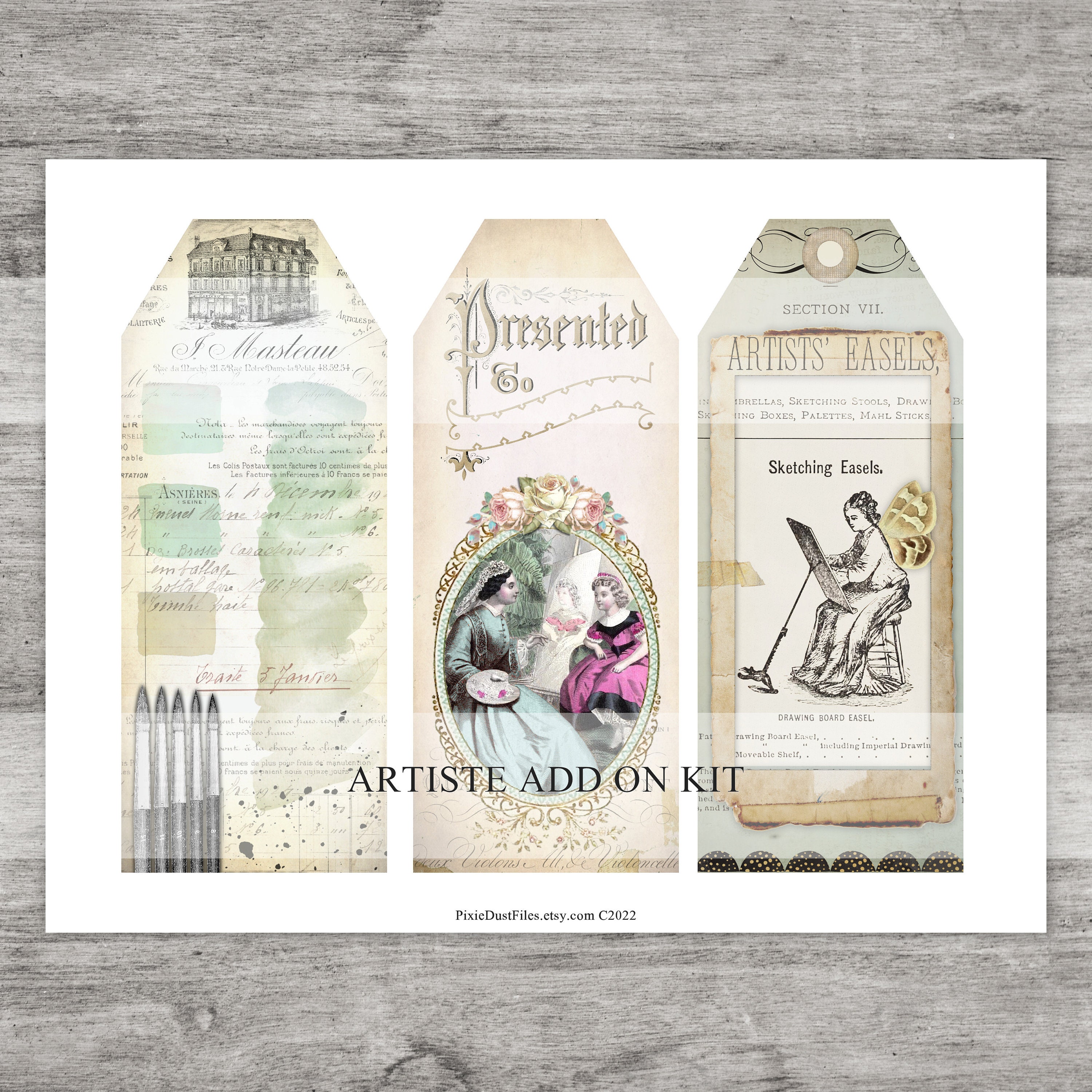 Printable Junk Journal Kit Tags Ephemera Journaling Cards - Etsy