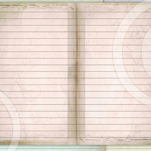 Printable Lined Journal Pages Junk Journal Digi Paper Kit Pastel ...