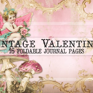 Vintage Valentine's Day Junk Journal Kits, Valetnines Junk Journal ...