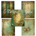 Tattered Green Junk Journal Kit, Digital Papers, Green Printable ...